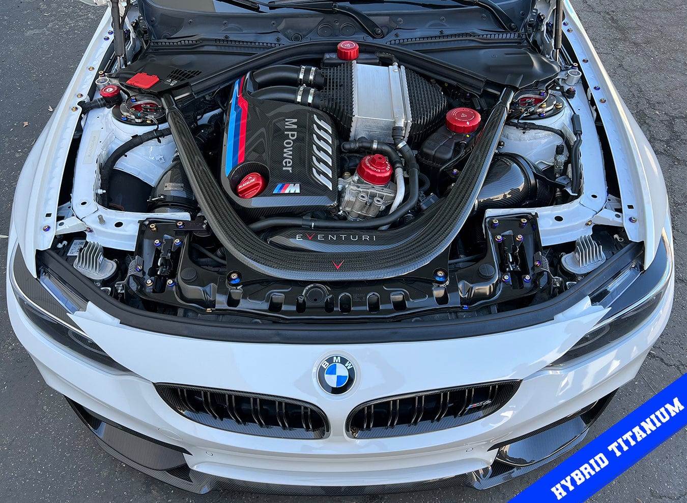 Hybrid Titanium BMW 2014-2019 M2C/M3/M4 Dress Up Hardware Kit (F80/F81 ...