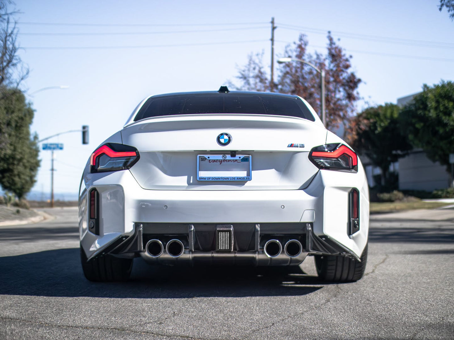 Suvneer Motorsports Carbon Fiber Rear Diffuser w/ 3rd Brake Lamp - BMW ...