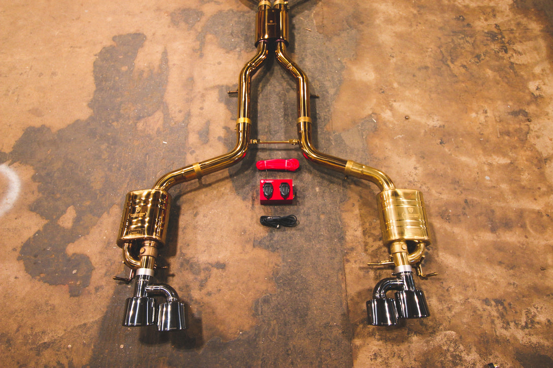 Mercedes C63 AMG W204 Valved Sport Exhaust System | Valvetronic Design ...