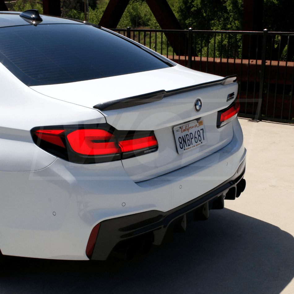 BMW F90 M5 3D Style Carbon Fiber Rear Diffuser – West Coast Euros