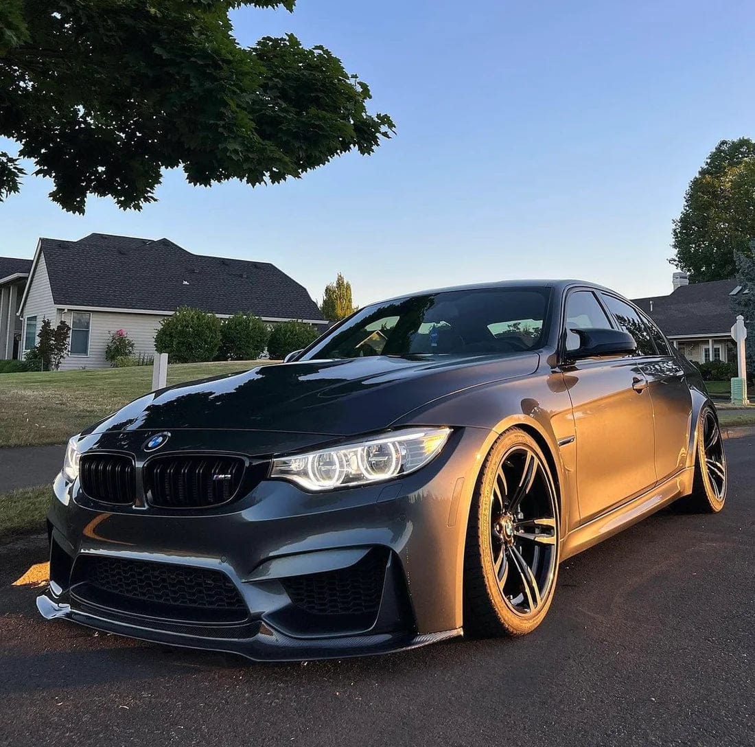 BMW F8x M3 M4 V Style Carbon Fiber Front Lip – West Coast Euros
