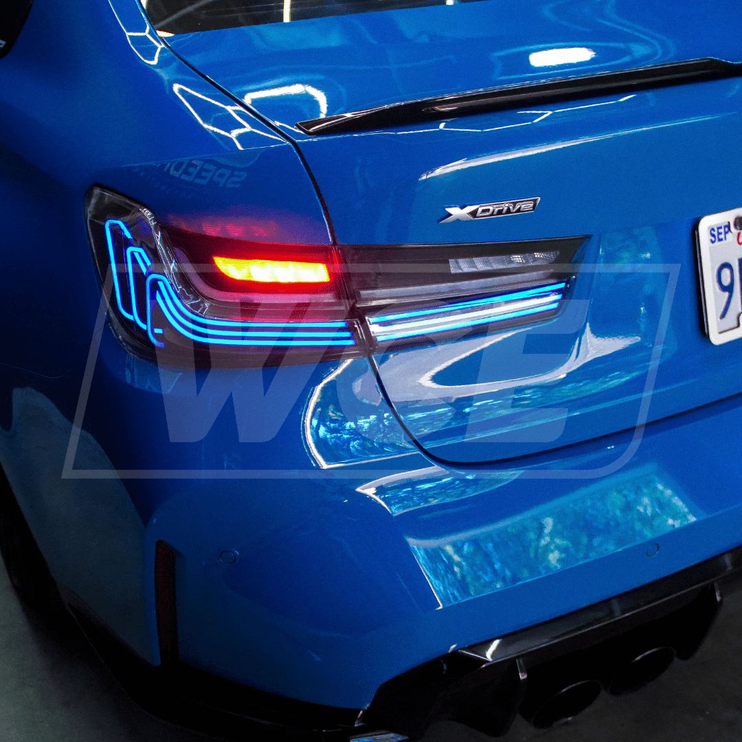 CSL Laser Style RGB Tail Lights V2 - G80 M3 / G20 3 Series – West Coast ...