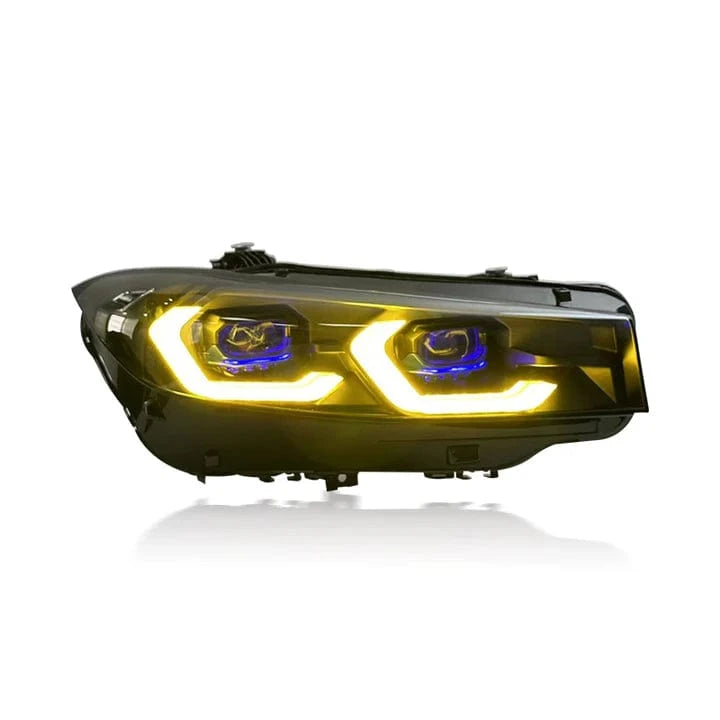 G8x Laser Style Color Switching Yellow/White LED Headlights - G20 3 Se ...