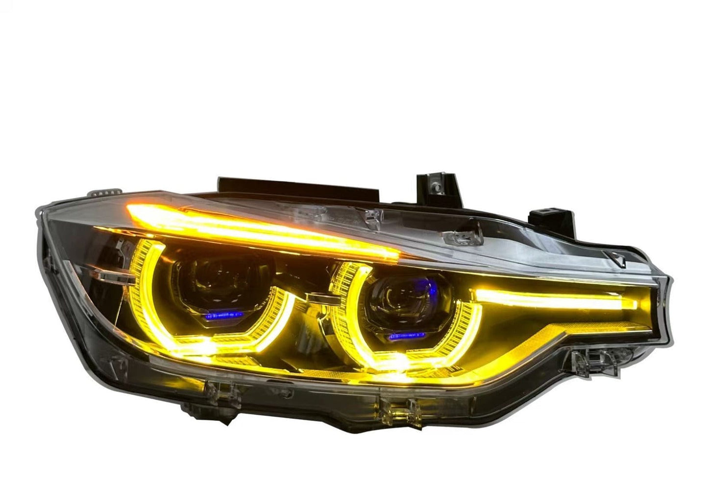 LCI Style Dual Projector LED Color Switching Headlights V2 - F30 3 Ser ...