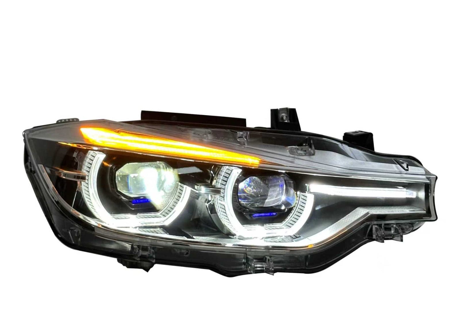 LCI Style Dual Projector LED Color Switching Headlights V2 - F30 3 Ser ...