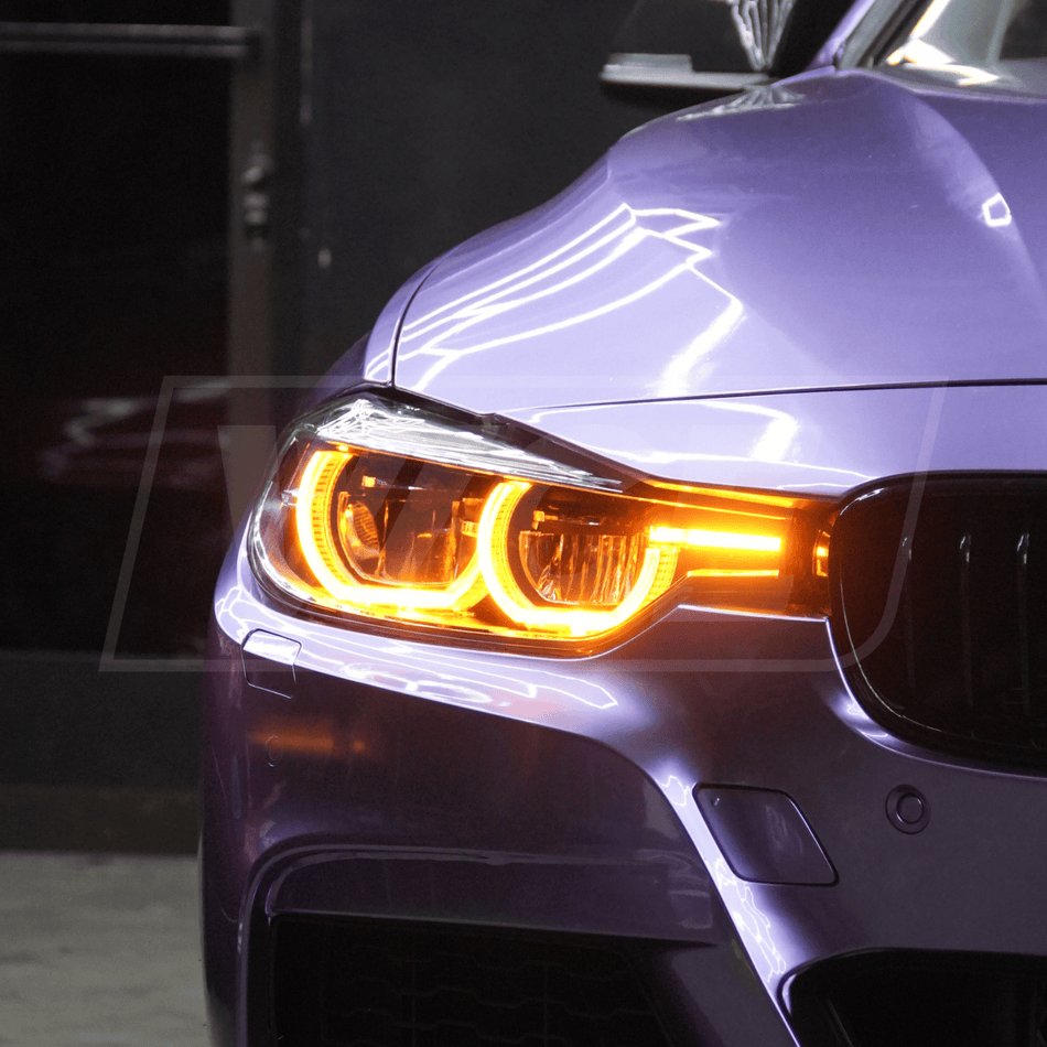 LCI Style LED Color Switching Headlights - F30 3 Series / F31 3 Series ...