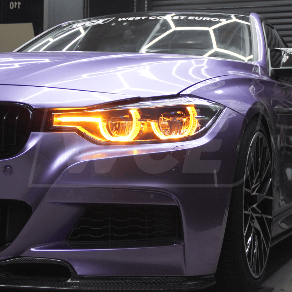 LCI Style LED Color Switching Headlights - F30 3 Series / F31 3 Series ...