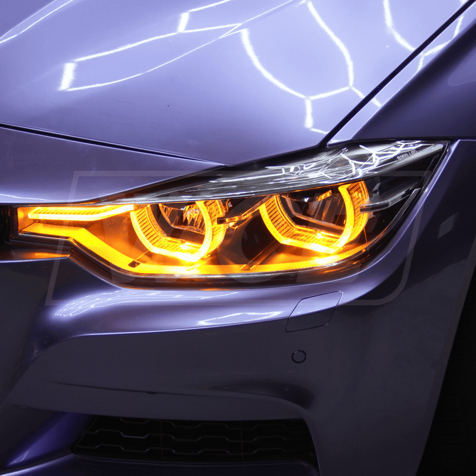 LCI Style LED Color Switching Headlights - F30 3 Series / F31 3 Series ...