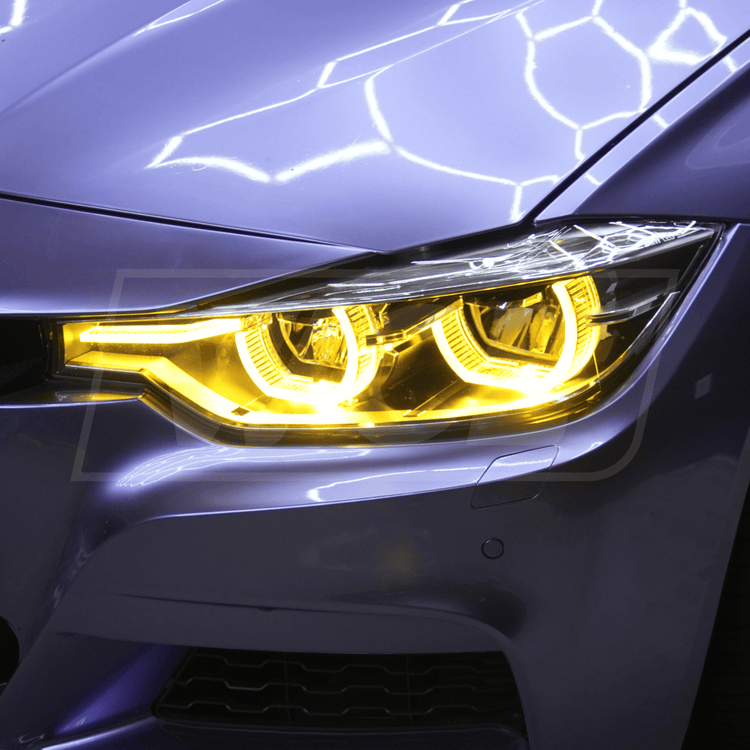 LCI Style LED Color Switching Headlights - F30 3 Series / F31 3 Series ...