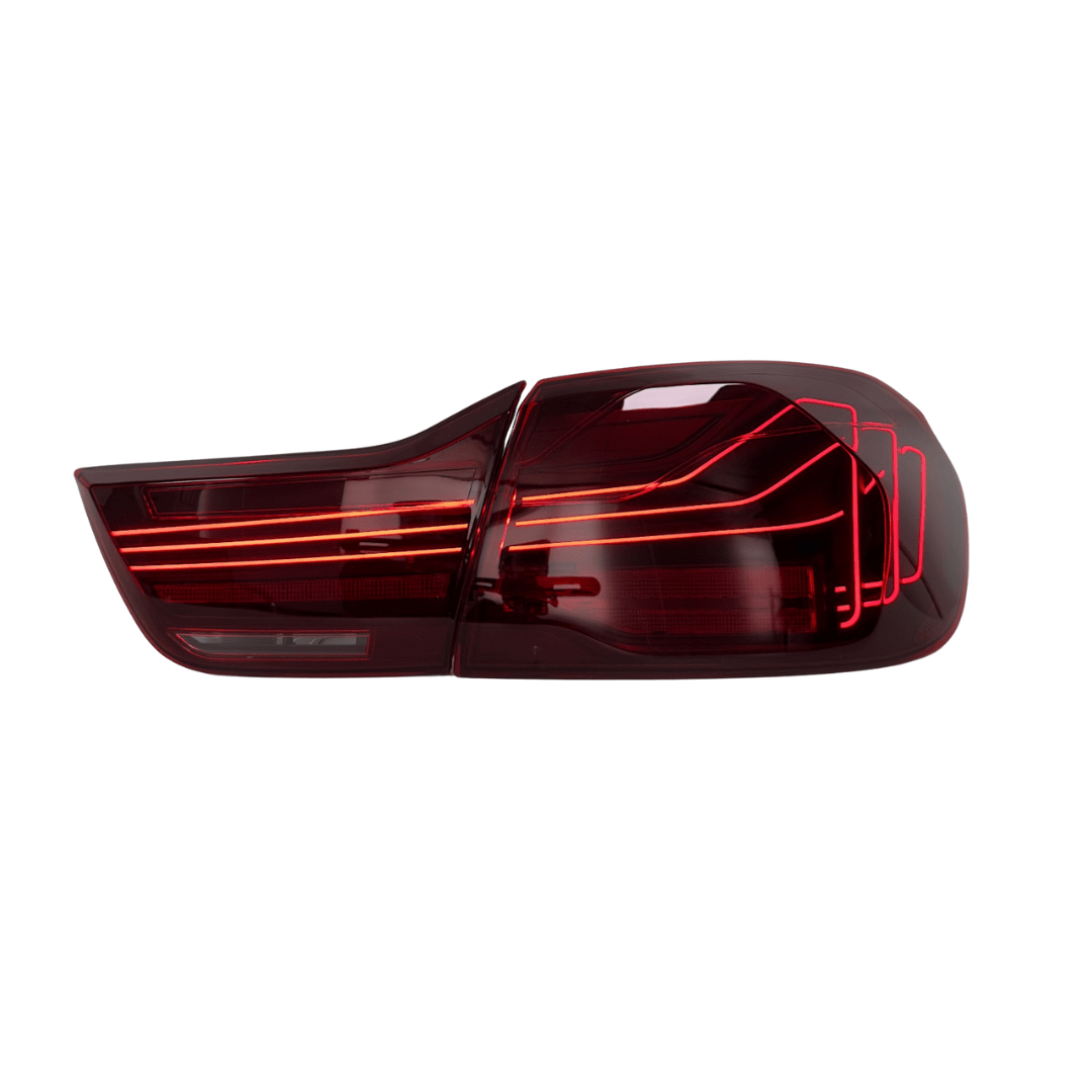 CSL Laser Style Tail Lights (Smoked & Red) - BMW F32 4 Series / F82 M4 ...