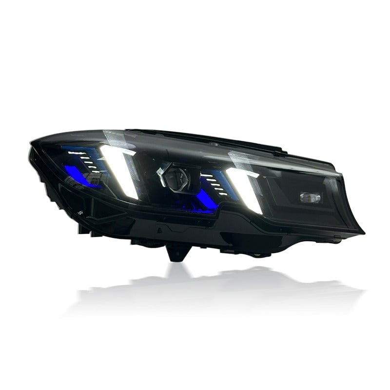 Snake Eye Style Yellow/White Color Switching LED Headlights - G20 3 Se ...