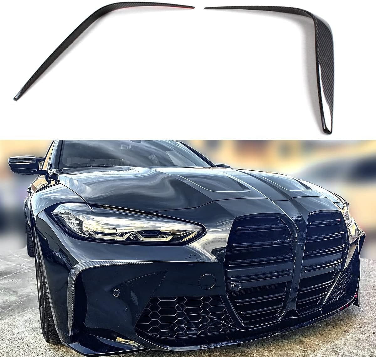 Carbon Fiber Front Bumper Fangs - G80 M3 / G82 M4 – West Coast Euros