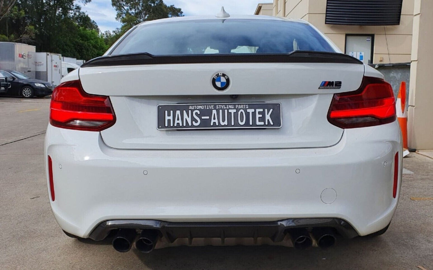 CS Style Carbon Fiber Trunk Spoiler - BMW F87 M2 / F22 2 Series – West ...