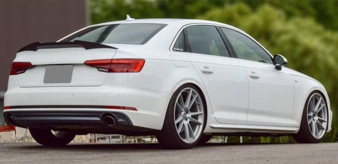 M4 Style Carbon Fiber Trunk Spoiler - B9 S4 / B9 A4 – West Coast Euros